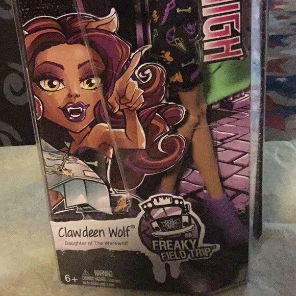 monster high | Toys | Monster High Doll Clawdeen Wolf Freaky Field Trip ...